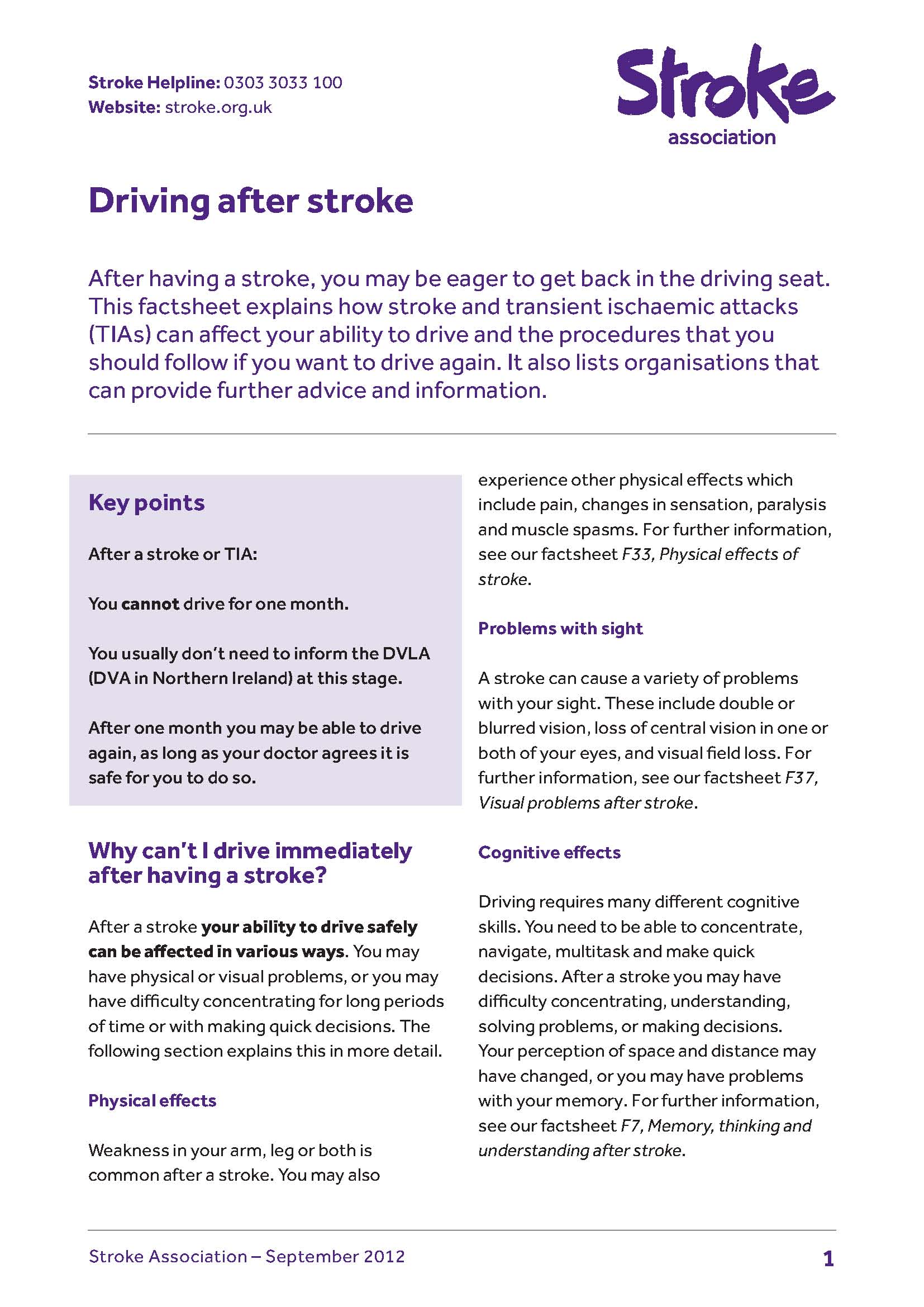 Norfolk and Norwich University Hospitals NHS Foundation Trust » TIA ...