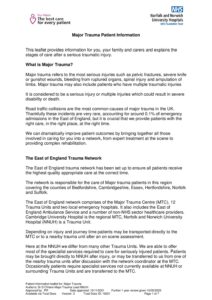 Norfolk and Norwich University Hospitals NHS Foundation Trust » Major ...