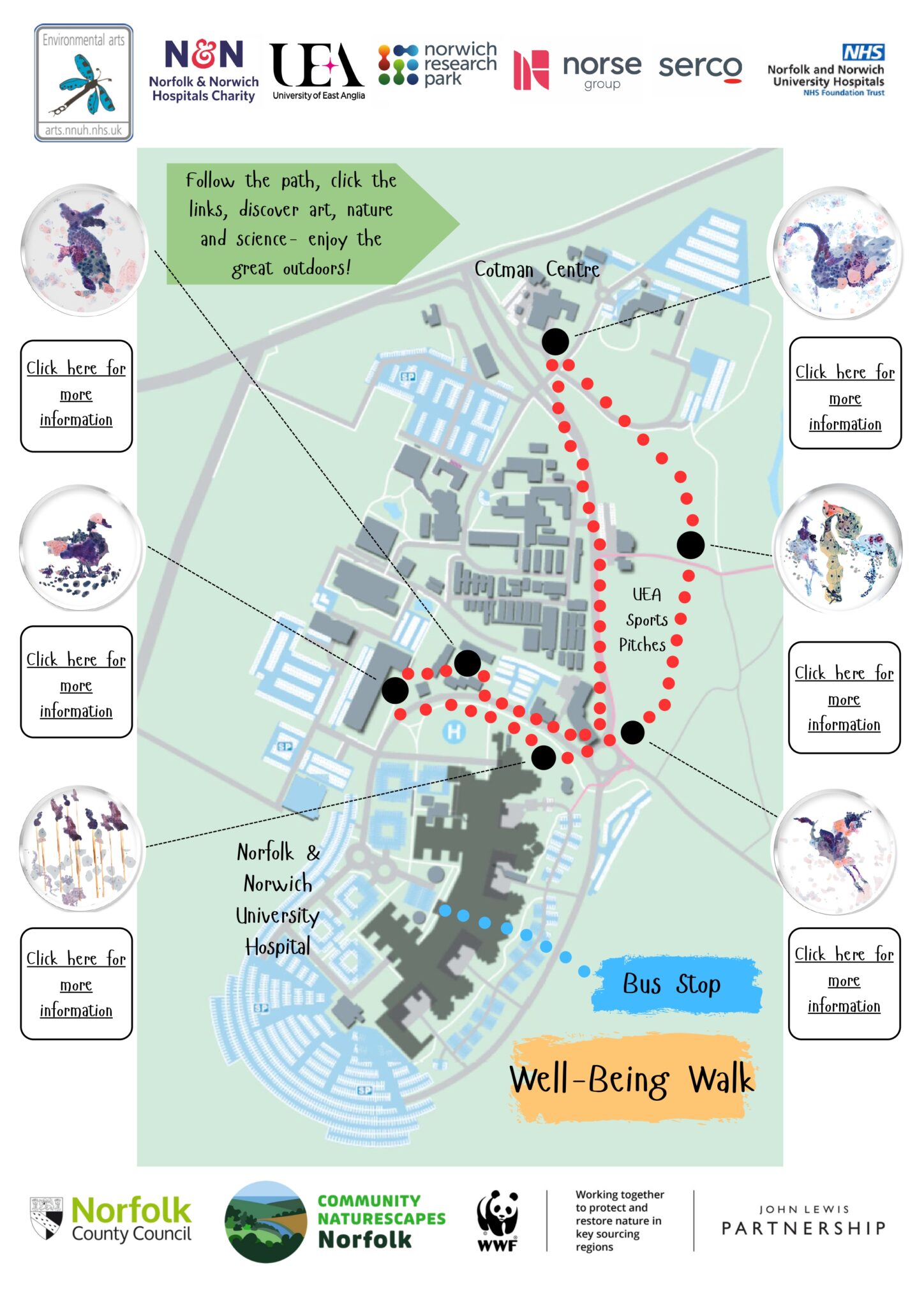 Norfolk and Norwich University Hospitals NHS Foundation Trust » Trail Map
